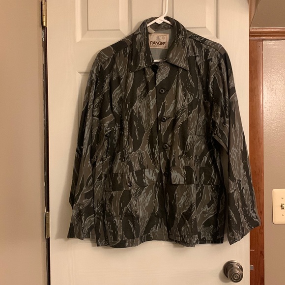 Ranger | Shirts | Vintage Ranger Camo Button Up | Poshmark